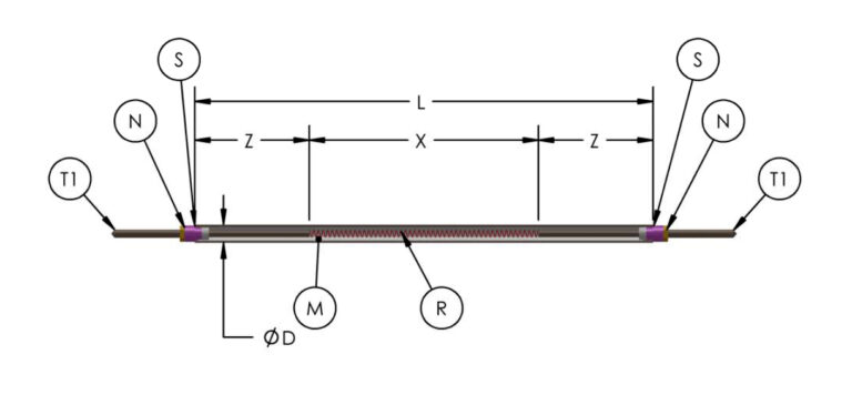 2000w 2kW Heating Element - Heating Elements UK